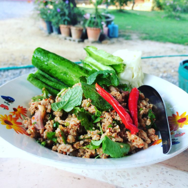 Laab Moo Thai salad